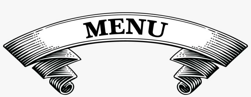 Gardners Inn Blue Mountains Restaurant Menu Header - Vintage Banner Png ...