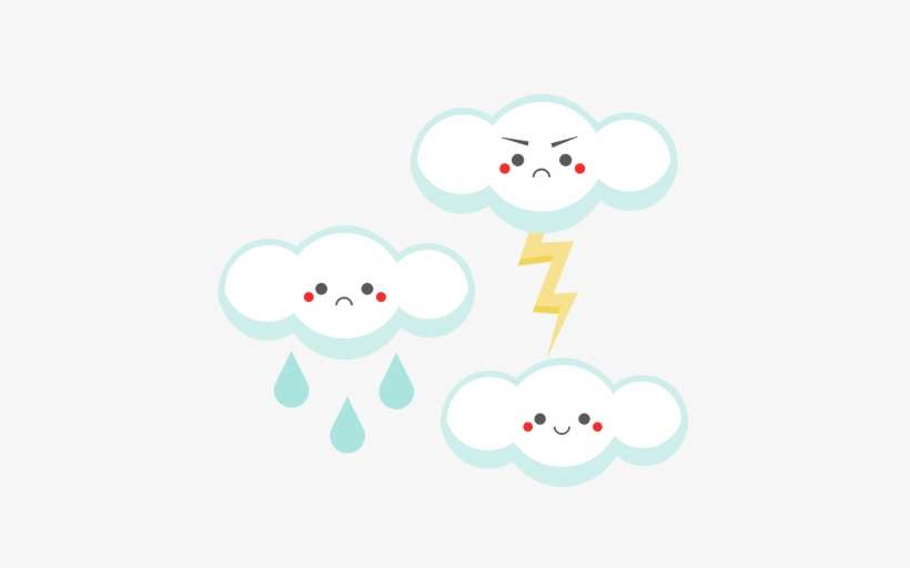 Cute Spring Clouds Svg - Clouds Design For Scrapbook PNG Image ...