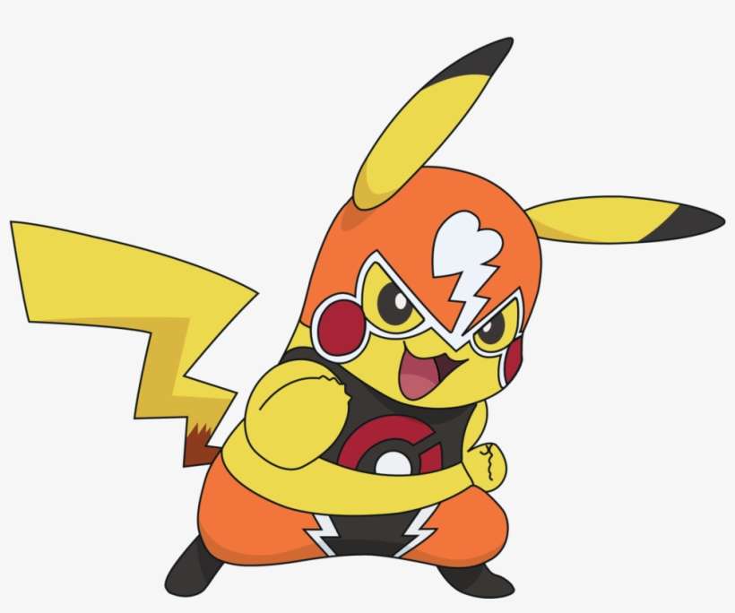 Pikachu Libre By Inukawaiilover-d9o0yal - All Pikachu Rock Star PNG ...