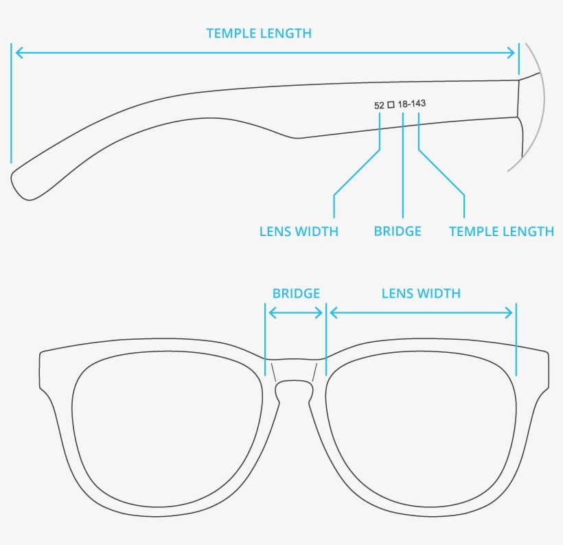 Download How To Read Optical Frame Measurements - Diagram | Transparent ...