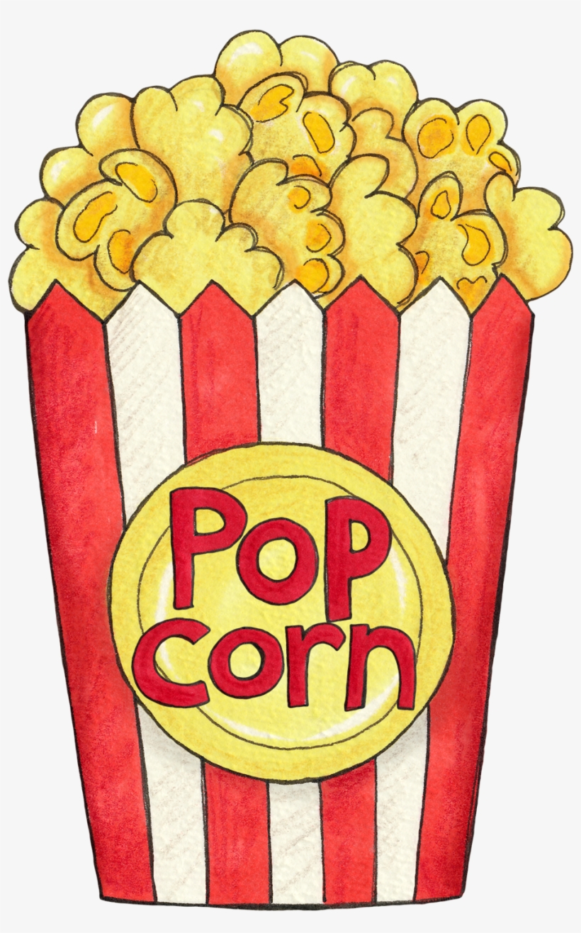 Popcorn Friday Poppers Needed - Pop Corn Dessin Couleur PNG Image ...