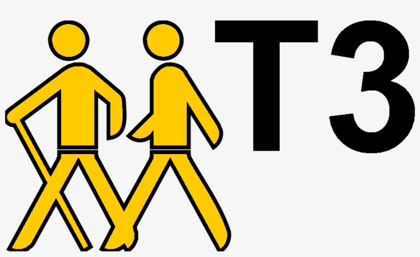 Hiking Sign T3 - Wikimedia Commons PNG Image | Transparent PNG Free ...