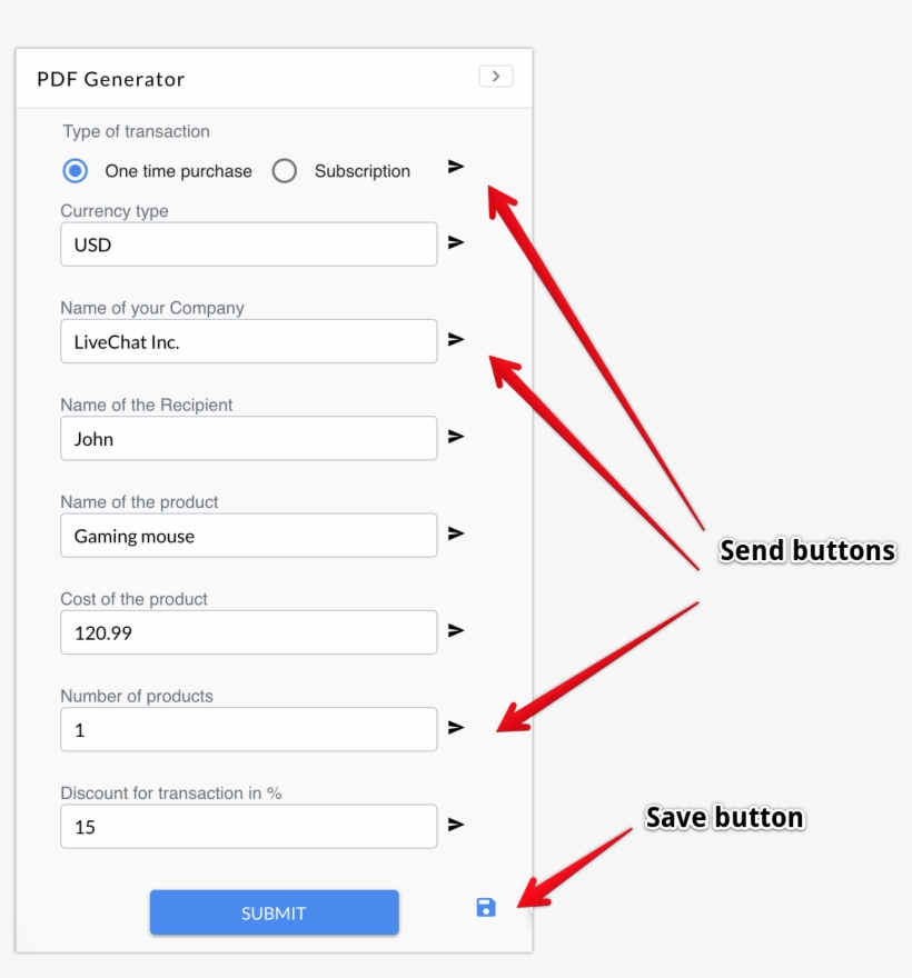 Download Save And Send Buttons - Livechat | Transparent PNG Download | SeekPNG