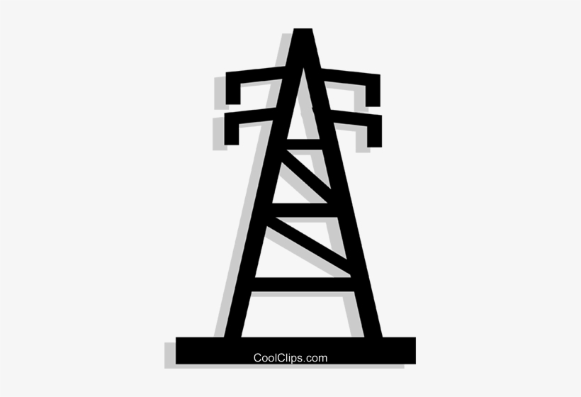 Hydro Tower Royalty Free Vector Clip Art Illustration - Vehicle To Grid ...