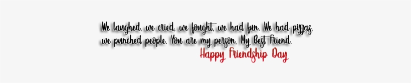 Friendship Day Text Png - Happy Friendship Day Png Text PNG Image ...