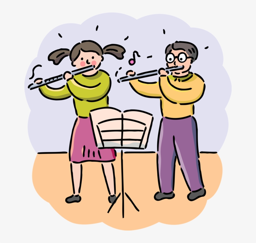 Download Vector Illustration Of Student Musicians In High School ...