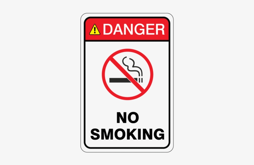 Danger No Smoking Sign - No Smoking Sign PNG Image | Transparent PNG ...