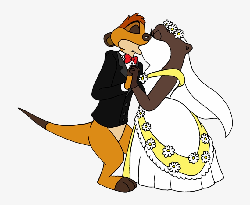Timon And Marlene Wedding Kiss By Lionkingrulez-d535b6q - Lion King ...