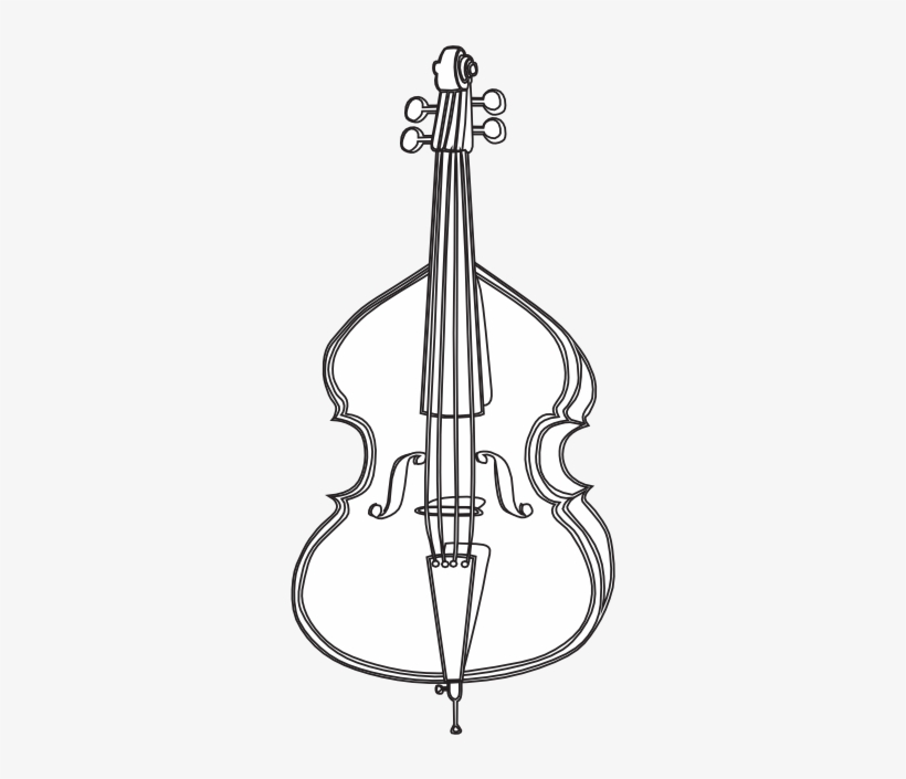 Cello Black White Clipartist - Cello Instrument Clipart Black And White ...