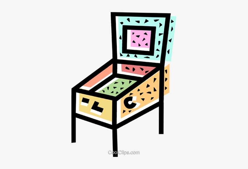 Pinball Machine Royalty Free Vector Clip Art Illustration ...