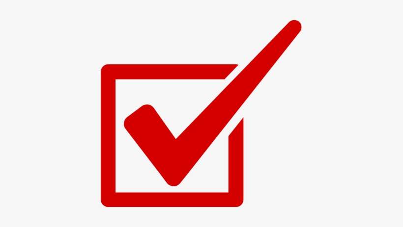 Download Red Check Mark Png About Us - Red Tick Symbol Png ...