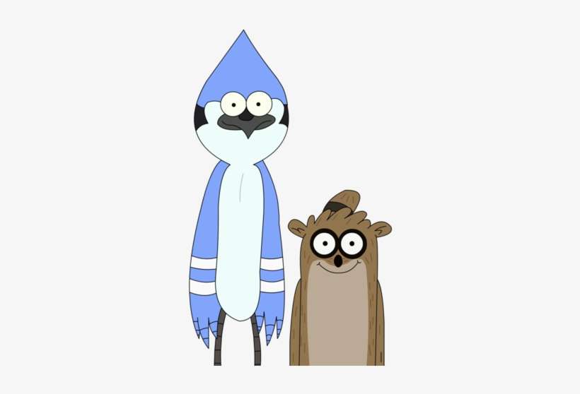 Regular Show Rigby And Mordecai Kiss Regular Show Mordecai - Cartoon ...