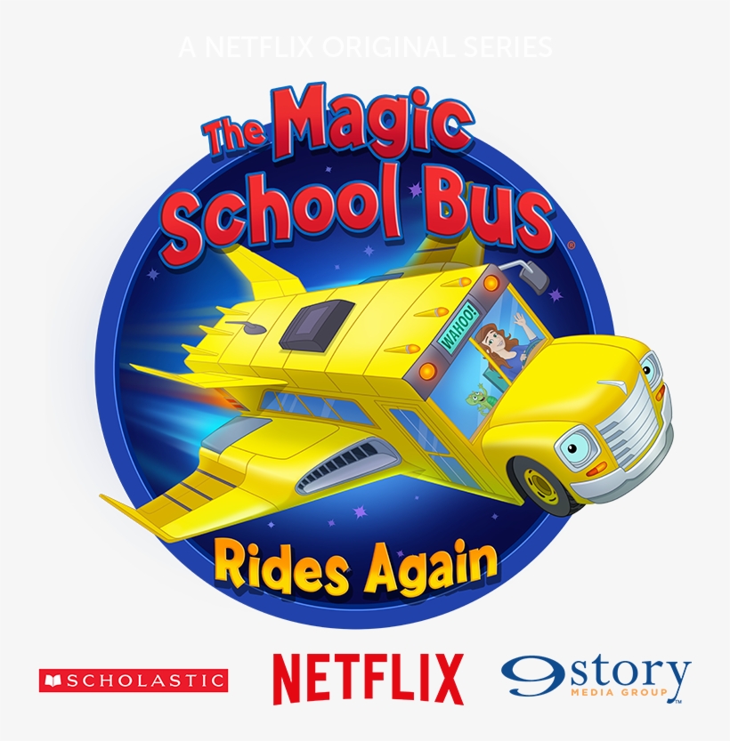 Watch Clipart Netflix - Magic School Bus Rides Again Logo PNG Image ...