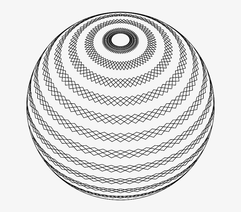 Spiral, Sphere, Line Art, Mathematics, Drawing, Ball - Linea Espiral ...