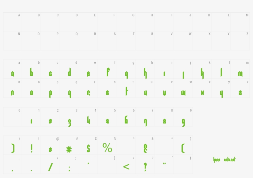 Font Pentagram Preview - Number PNG Image | Transparent PNG Free ...