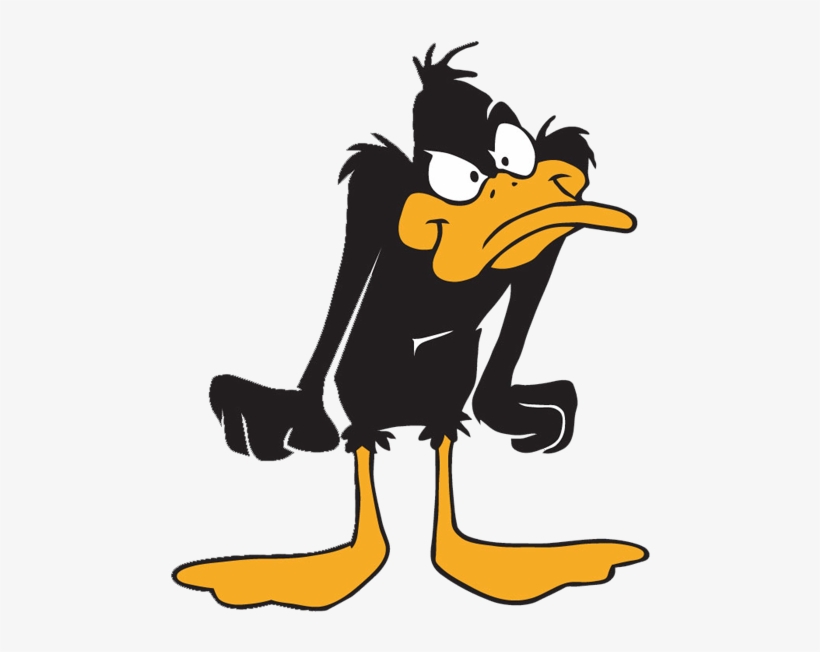 Cartoon Daffy Duck - Angry Daffy Duck PNG Image | Transparent PNG Free ...