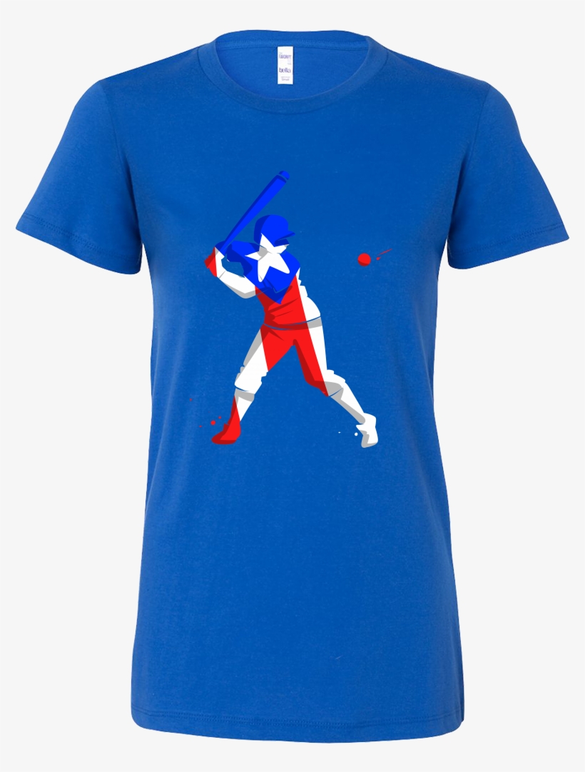 Download Colorful Baseball Flag Puerto Rico Bella Tshirt Design ...