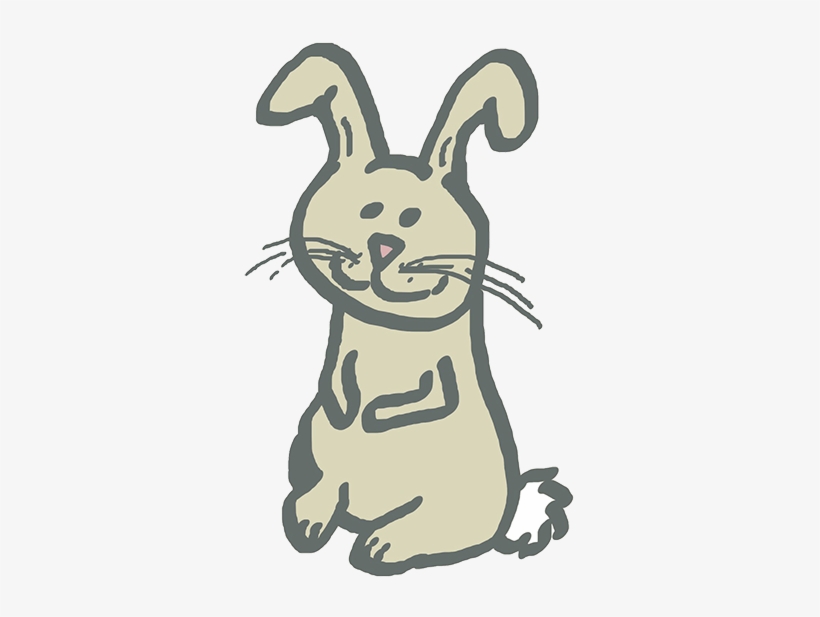 Easter Bunny Png, Rabbit Doodle Png - Easter Bunny Doodles PNG Image ...