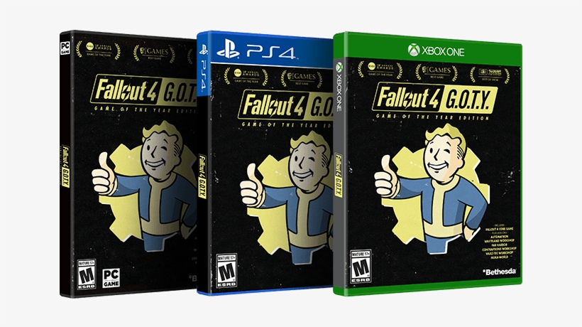 New Artwork Looking Gorgeous - Fallout 4 Game Of The Year Pc PNG Image ...