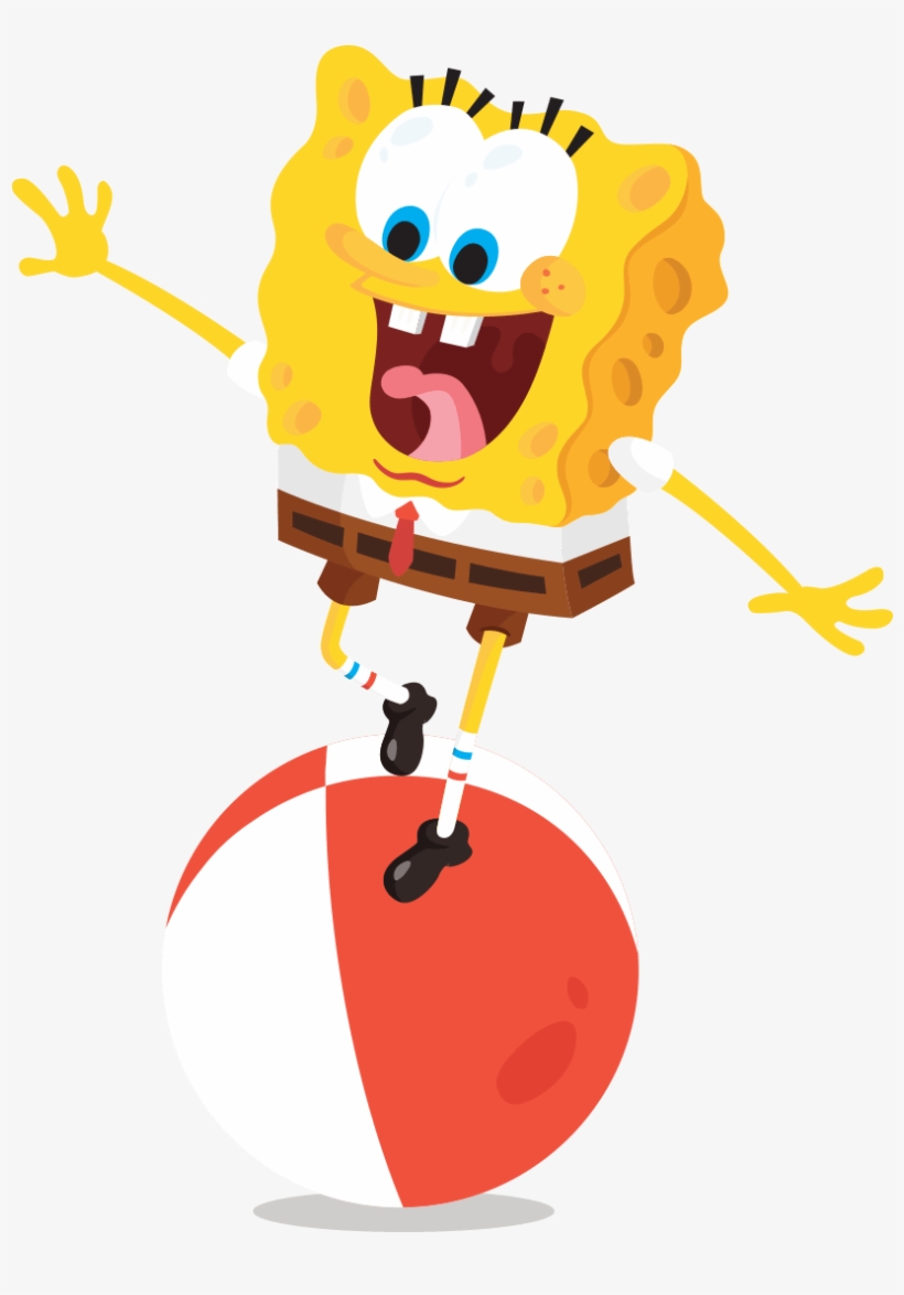 The Goal For Users Is To Successfully Guide Spongebob - Cartoon PNG ...