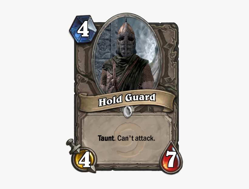 Hold Guard - Wotog Hearthstone PNG Image | Transparent PNG Free ...