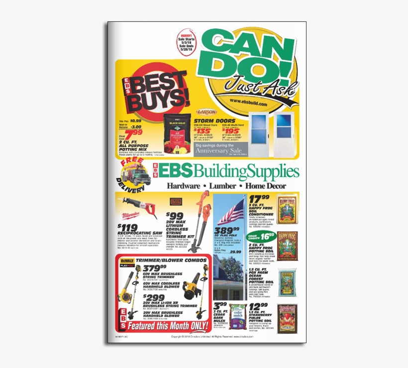 Download Ebs Flyer 050318 Drop Shadow - Flyer | Transparent PNG ...