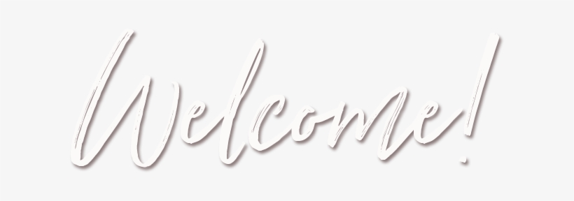 Download Welcome Drop Shadow - Calligraphy | Transparent PNG Download ...