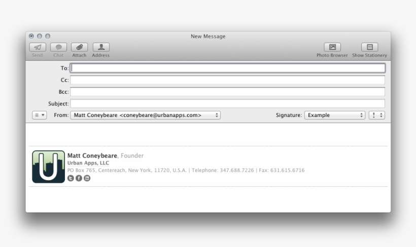 Open A New Compose Window And See Your New Html Signature - Portable ...