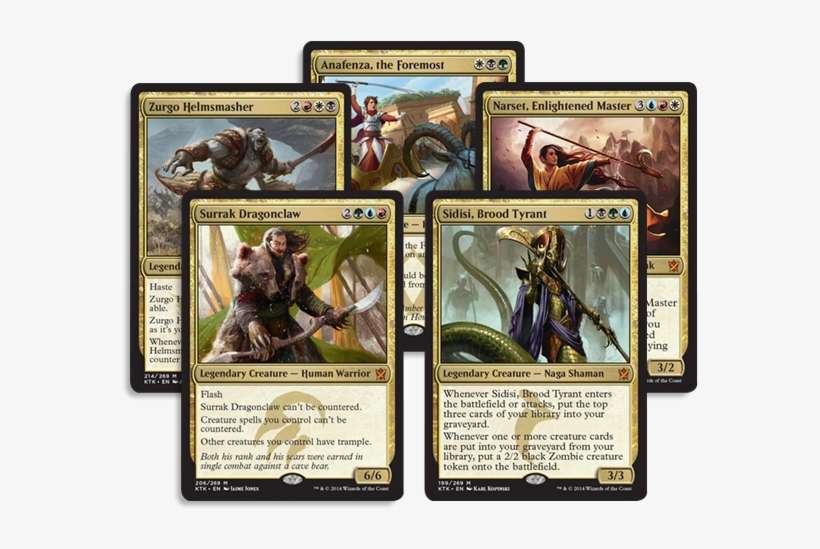 The Gathering Card Spread - Magic The Gathering Surrak Dragonclaw ...