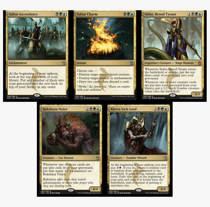 Sultai Cards - Sidisi, Brood Tyrant - Khans Of Tarkir - Magic The PNG ...