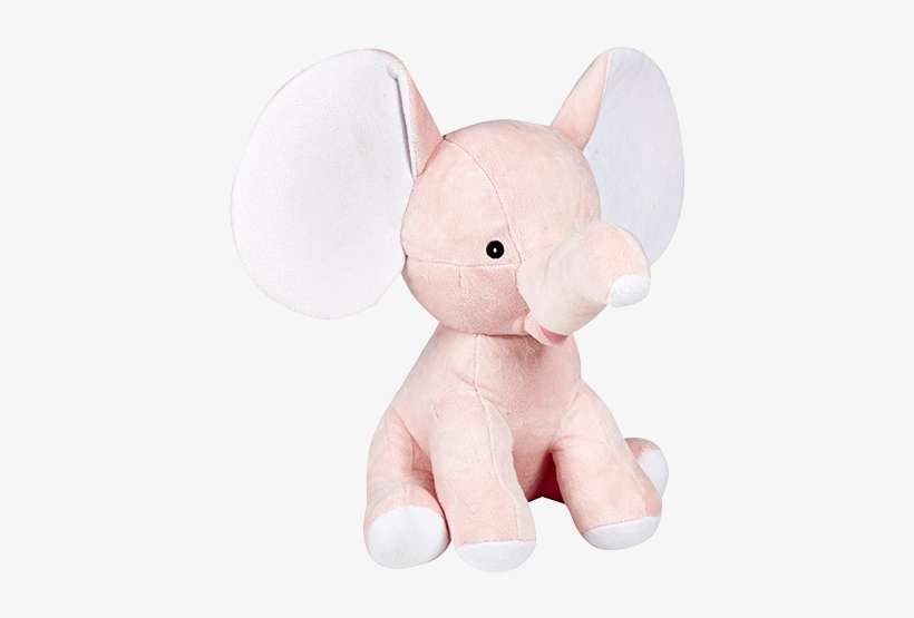 Download Monogrammed Me Personalized Stuffed Light Pink Elephant ...
