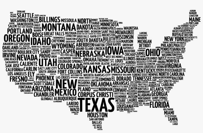 United States Word Art PNG Image | Transparent PNG Free Download on SeekPNG