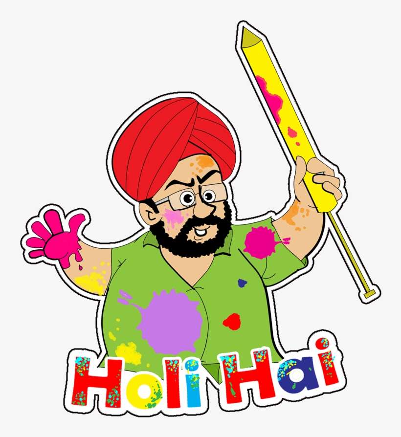 7 Download - Happy Holi Sticker Png PNG Image | Transparent PNG Free ...