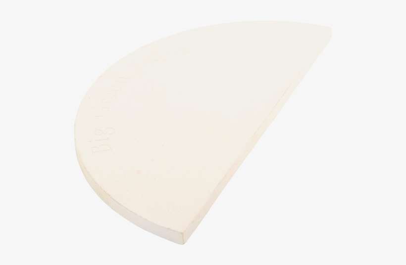 Half Baking Stone - Big Green Egg Half Moon Baking Stone PNG Image ...