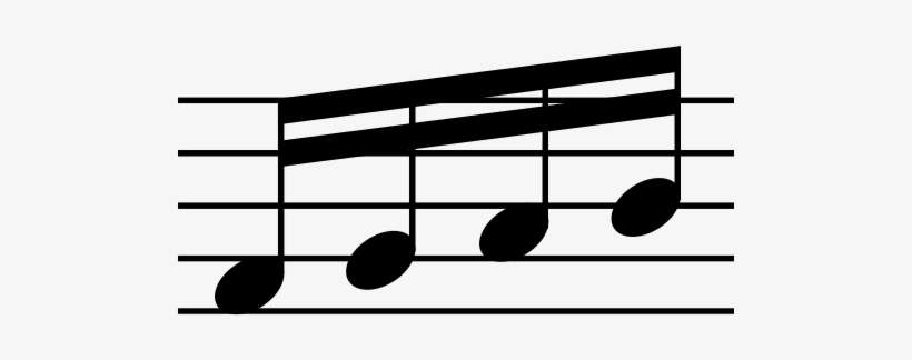 This Image Rendered As Png In Other Widths - Sixteenth Note PNG Image ...