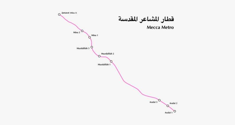Download Mecca Metro Route Map - Mecca Metro Map | Transparent PNG ...