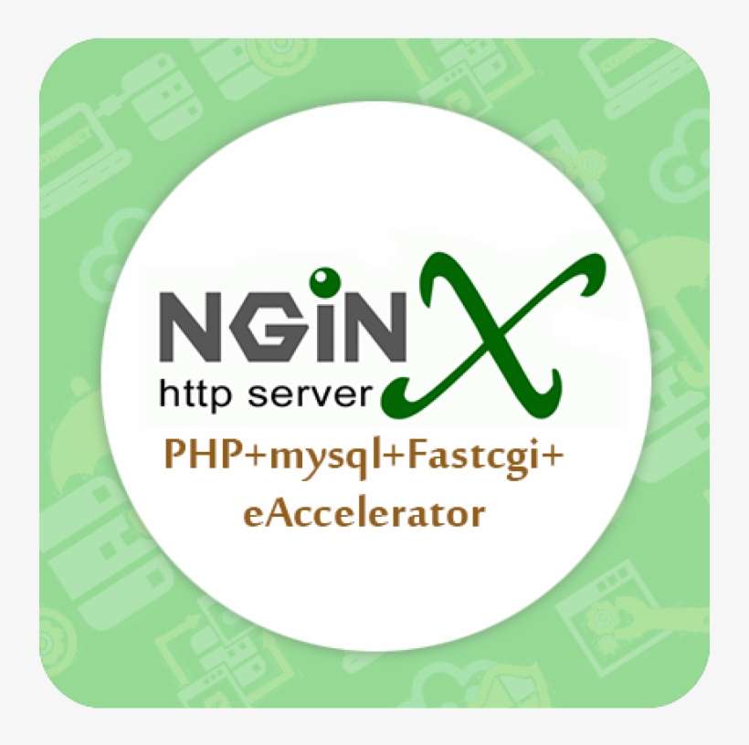 "nginx Php Mysql Fastcgi Eaccelerator Webmin " Lnmp - Nginx Web Server PNG Image | Transparent ...