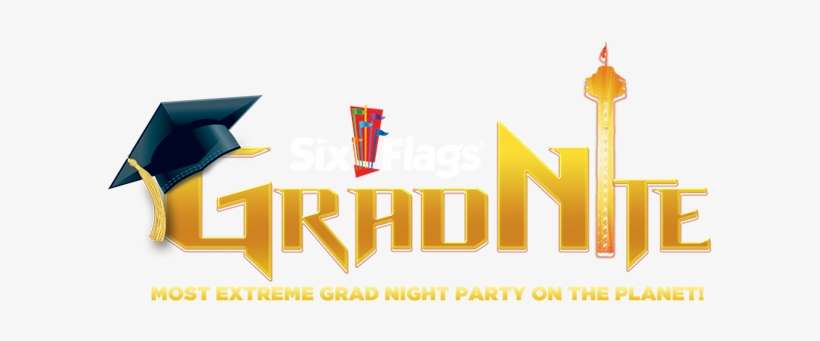 Sfmm Grad Nite Logo 75 - Six Flags Grad Night 2018 PNG Image ...