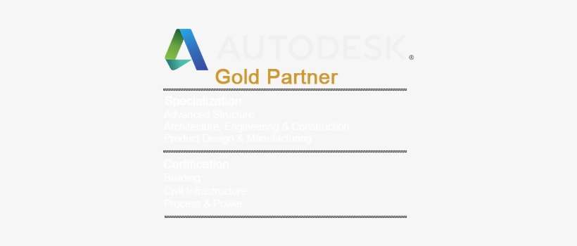 Download Autodesk Gold Partner For Footer Png - Gold | Transparent PNG ...