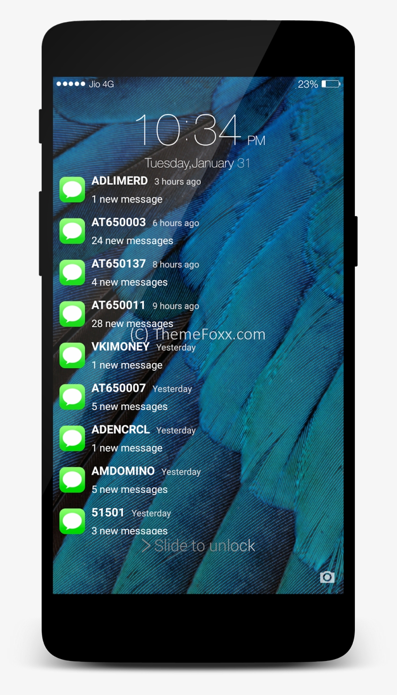 Iphone/ios Lock Screen - Android PNG Image | Transparent PNG Free ...