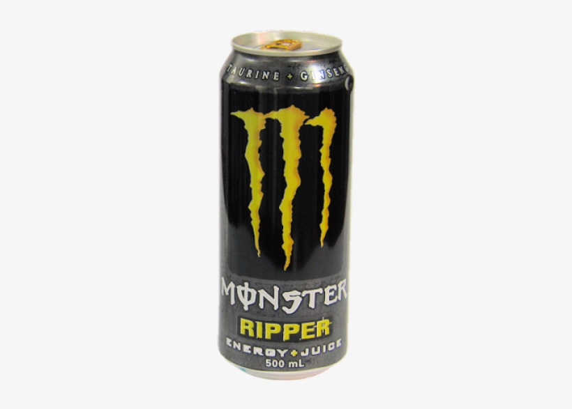 Ripper Energy Juice Drink 500ml - Monster Energy Drink With No Background PNG Image ...
