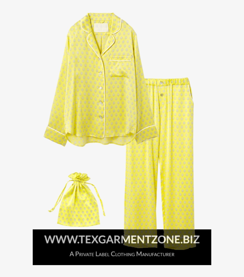 Ladies Soft Silk Nightwear Lingerie Cardigan Pajama - Pajamas PNG Image ...