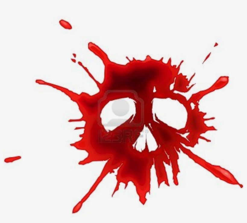 Download Blood Puddle Png For Kids - Blood Drop Skull | Transparent PNG ...