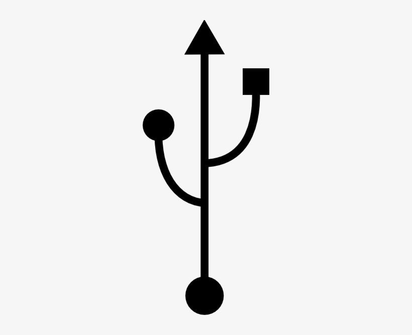 Usb Device Symbol - Usb Symbol Clipart PNG Image | Transparent PNG Free ...