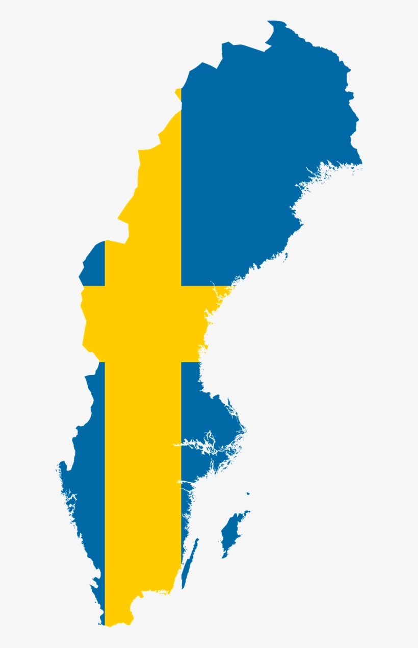 Sweden Flag Map - Sweden Flag Map Png PNG Image | Transparent PNG Free ...