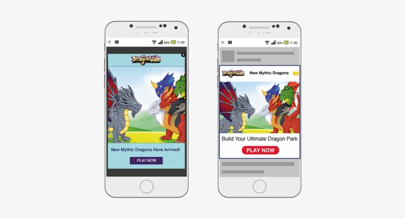 Sample Mobile Ad Shown To Users-native Ad & Interstistial - Advertising ...
