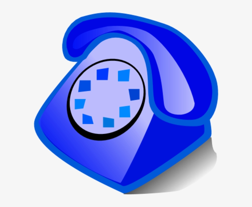 Phone Color Clipart - Telephone In Blue Color PNG Image | Transparent ...