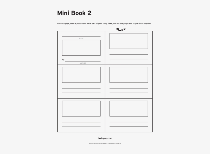 Download Printable Mini Book Template - Mini Book Template For Kids ...