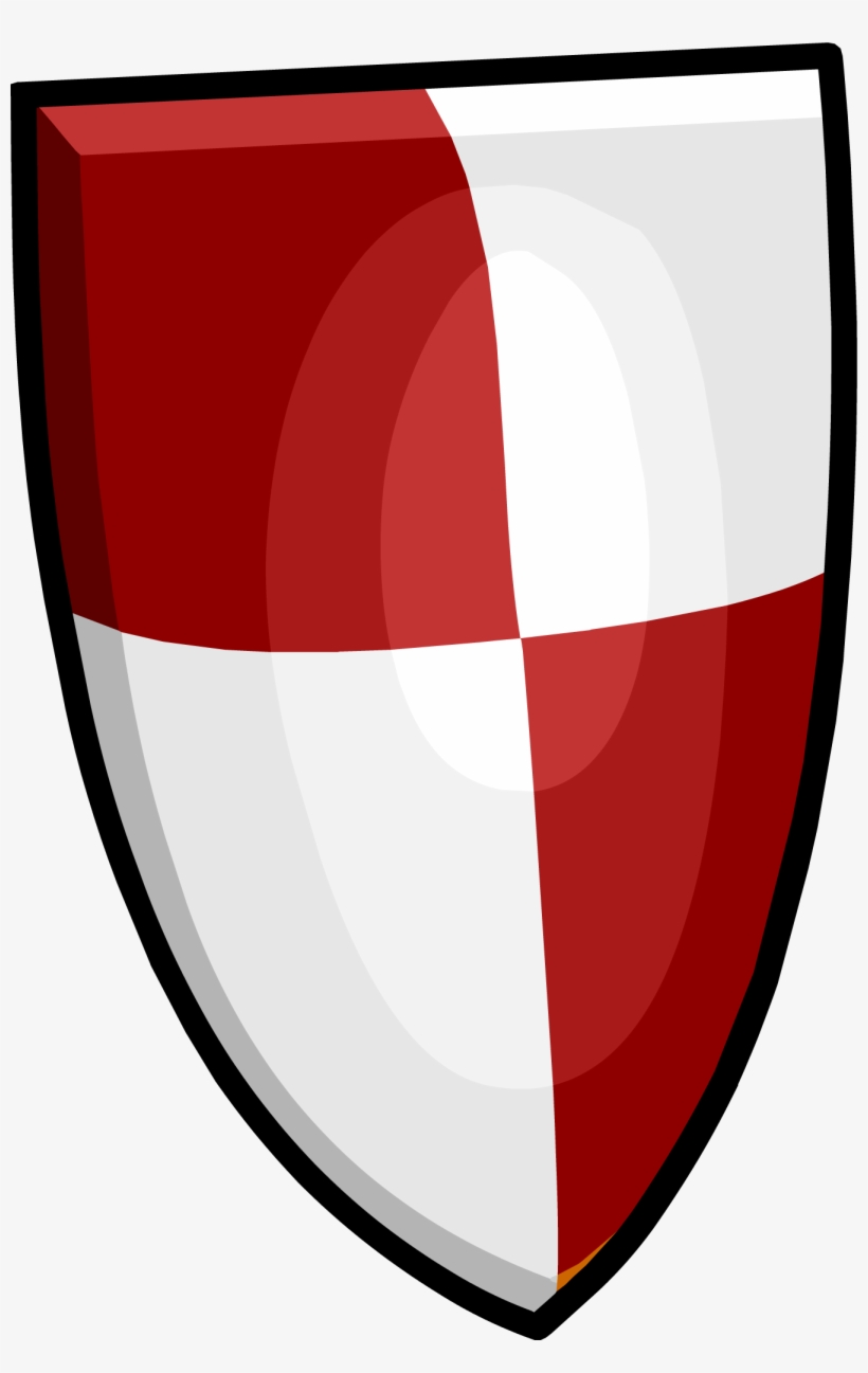 Red Shield - Club Penguin Shield Png PNG Image | Transparent PNG Free ...
