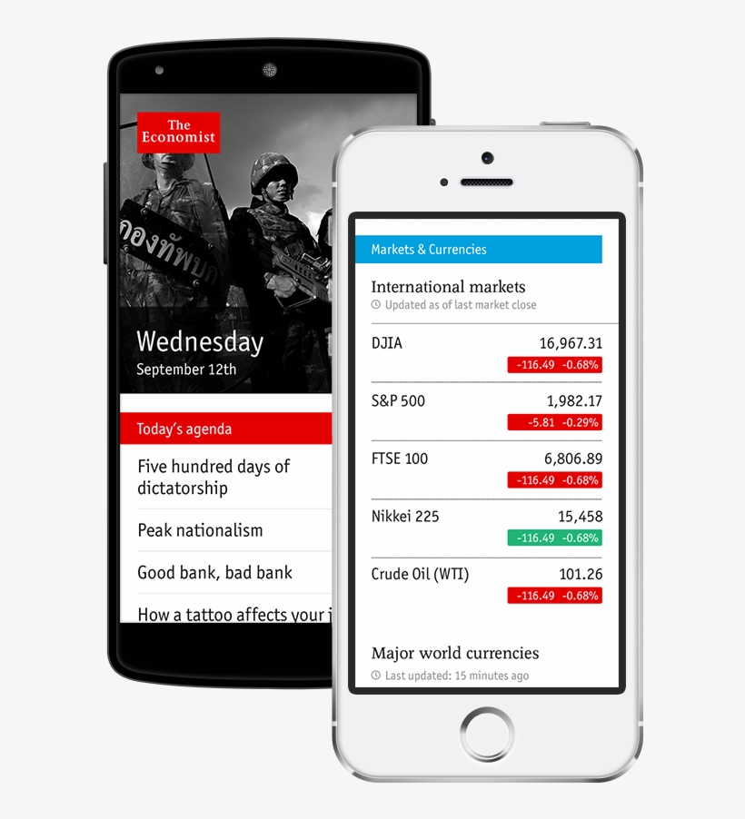 Economist Espresso App - Economist App On Android PNG Image ...